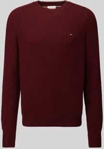 Tommy Hilfiger Regular Fit Pullover aus Lammwoll-Mix