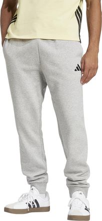 adidas Essentials Feel Cozy Herren-Sportbekleidung, French Terry, Sweatpants, Medium Grey Heather/Black, XL Tall