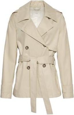 Calvin Klein Trench-coat mi-long en m&eacute;lange de coton