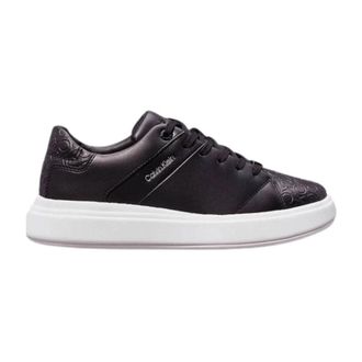 Calvin Klein Lace Up Sneakers Mono Mix - - Shoes - Damen - Schwarzk - 38 EU