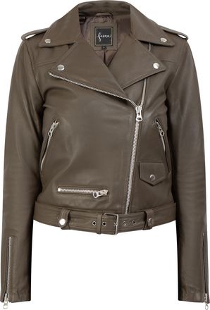 Faina Veste en cuir faina