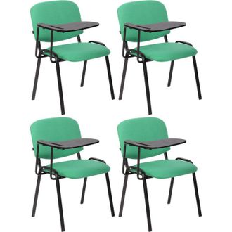 Clp 4er Set Stuhl Ken mit Klapptisch Stoff gr&uuml;n