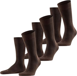Falke Herren Functional Socken London 3er Pack, Gr&ouml;&szlig;e:47-50;Farbe:Brown (5930)