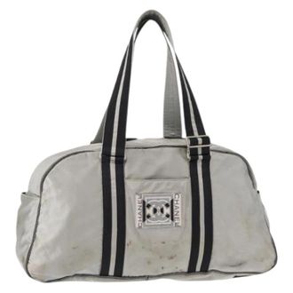 Chanel Pre-owned Nylon Weekender-Tasche - - Pre-owned - Damen - Grau - ONE SIZE