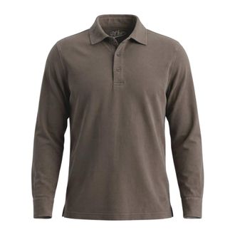 Bl'ker Blker - Polo 3-Boutons Burlington - Homme - Tops - Brun - Taille: L