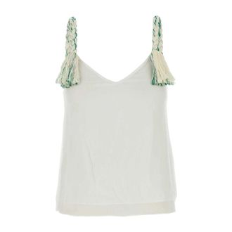 J.W.Anderson Elegantes Wei&szlig;es T&uuml;ll-Top - - Tops - Damen - Wei&szlig; - 2XS