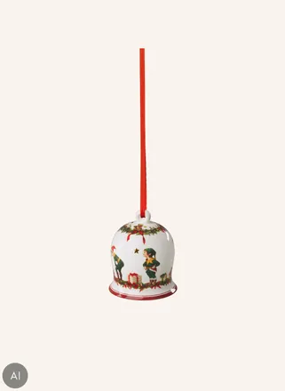 Villeroy & Boch Jahres-Glocke 2026 Annual Christmas Edition weiss