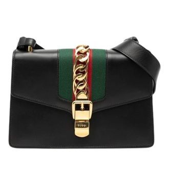 Gucci Pre-owned Sylvie Schultertasche - - Pre-owned - Damen - Schwarzk - ONE SIZE