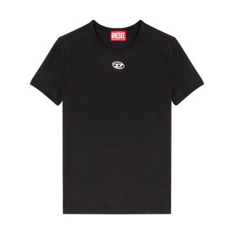 Diesel T-Uncutieslong-Od T-Shirt - - Tops - Damen - Schwarzk - S
