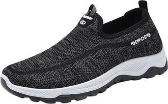 Generic Baskets pour homme - Chaussures de sport en maille tiss&eacute;e - Chaussures de course &agrave; pied respirantes et confortables - Antid&eacute;rapantes - Chaussures de t