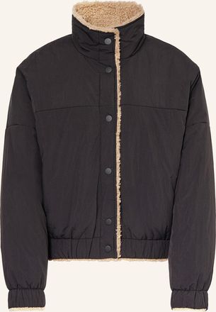 Lanius Lanius Teddyfell-Jacke Zum Wenden schwarz