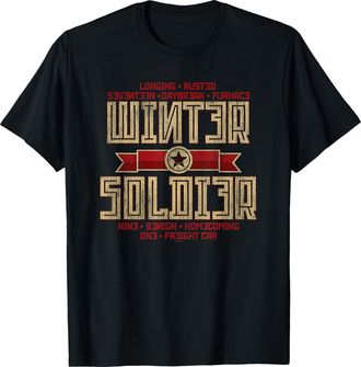 MARVEL Universe Winter Soldier Trigger Badge T-Shirt
