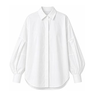 Meimeij Chemise en coton - Femme - Blouses et Chemises - Blanc - Taille: 36 FR