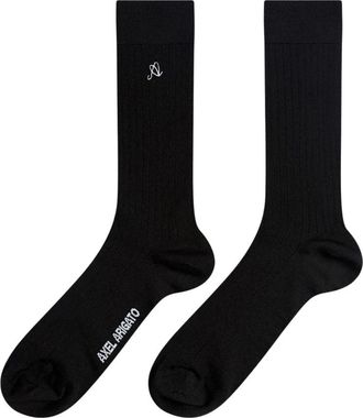 Axel Arigato A Logo Seidensocken - - Underwear - unisex - Schwarzk - S