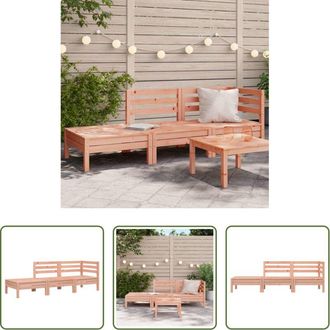 vidaXL vidaXL Canap&eacute; ext&eacute;rieur - Canap&eacute; de jardin 3 places bois massif de douglas