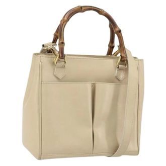 Gucci Sac &agrave; main vintage Pre-owned - Femme - Pre-owned - Beige - Taille: ONE Size
