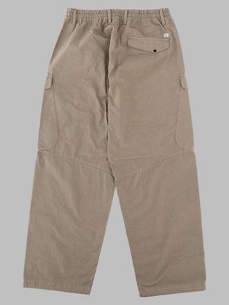 C.P. Company Cotton Satin Cargo Trousers - Beige