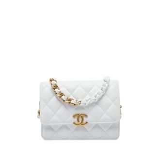 Chanel Pre-owned Vintage Crossbody Bag - - Pre-owned - Damen - Wei&szlig; - ONE SIZE