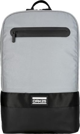 OAK25 Rucksack Damen & Herren Schwarz - Luminant Bag - Reflektierender & Funktionaler Backpack f&uuml;r Uni, Arbeit, Sport, Reisen, Freizeit - 16 Zoll Laptop Fac