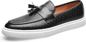 Generic Moccasin Homme Chaussure Homme Ville Chaussure Mariage Homme Chaussures Bateau,Noir,44 EU