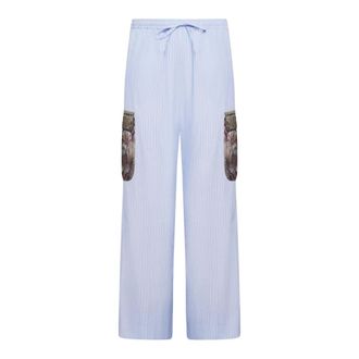 Pierre-Louis Mascia Damen, Hosen, Blau, MGr&ouml;&szlig;e