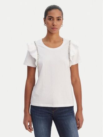 Fracomina Bluse FR26ST3039J40001 &Eacute;cru Regular Fit