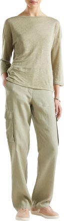 Benetton Damen 4aghdf05v Hose, Armeegrün 0w9, 46
