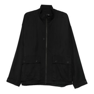 Yohji Yamamoto Homme, Sweatshirts et sweats &agrave; capuche, Noir, Taille: S M RT ZIP TOP