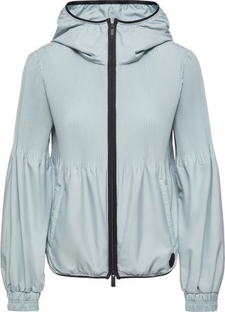 Moncler Moncler Anemone Pleated Hooded Jacket, Women, Green, Size: 00