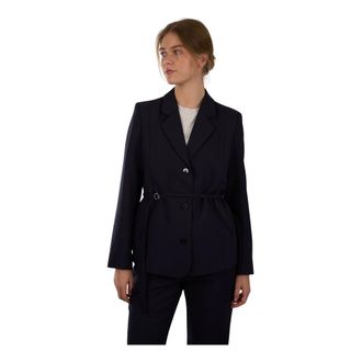 Moss Copenhagen Damen, Jacken, Blau, SGr&ouml;&szlig;e