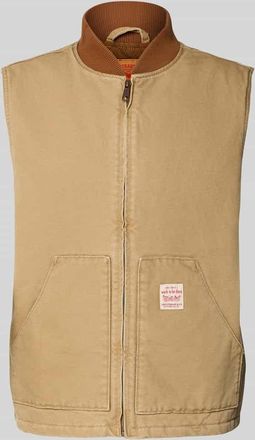 Levi's Relaxed Fit Weste aus reiner Baumwolle Modell SANSOME
