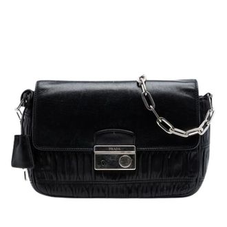 Prada Sac bandouli&egrave;re vintage Pre-owned - Femme - Pre-owned - Noir - Taille: ONE Size