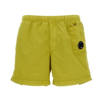 C.P. Company C.p. Company, Homme, Maillots de bain, Jaune, Taille: 2XL Short de bain plat en nylon