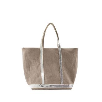 Vanessa Bruno Shopper & Totes - Cabas L Shopper Bag - Linen - Grey - Gr. unisize - in Braun - f&uuml;r Damen