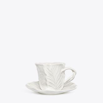Tory Burch Tasse & Unterteller Im Lettuce-Design, 2er-Set