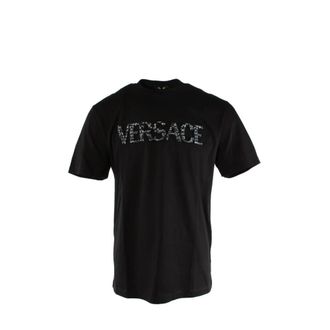 Versace T-Shirt - - Tops - Herren - Schwarzk - S