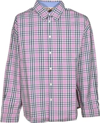 Marni Homme, Chemises, Multicolore, Taille: XL Chemise &agrave; manches longues &agrave; carreaux