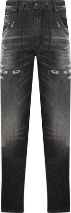 Diesel Homme, Jeans, Noir, Taille: W28 Pantalon Slim en Denim D&eacute;lavage Moderne