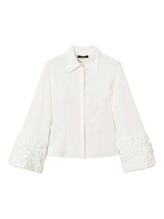 Twin-Set Hemd mit Blumenmuster - Wei&szlig;