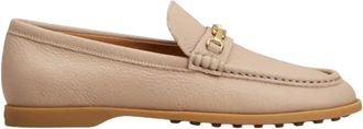 Tod's Femme, Chaussures, Rose, Taille: 36 EU Mocassin en Cuir de Veau Souple