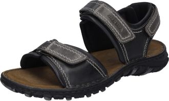 Josef Seibel Schuhfabrik GmbH Herren Canim Sandalen, Schwarz (schwarz/Grey/schwarz 689)