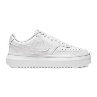 Nike Leder Plateau Sneakers - - Sport - Herren - Wei&szlig; - 40 1/2 EU