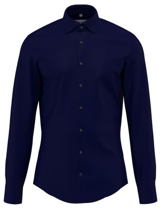 Seidensticker Herren Business Hemd - Shaped Fit - Bügelleicht - Kent-Kragen - Langarm - 100% Baumwolle