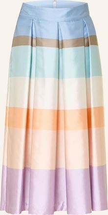 van Laack Van Laack Faltenrock Vl-Ranaly-Pxk Aus Satin blau