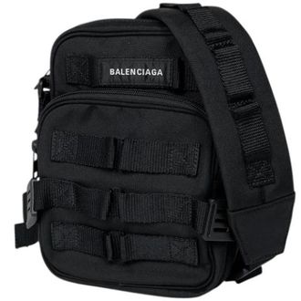 Balenciaga Sac bandouli&egrave;re vintage en nylon Pre-owned - Femme - Pre-owned - Noir - Taille: ONE Size