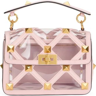 Valentino Garavani Femme, Sacs, Rose, Taille: ONE Size Roman Stud PVC Handbag