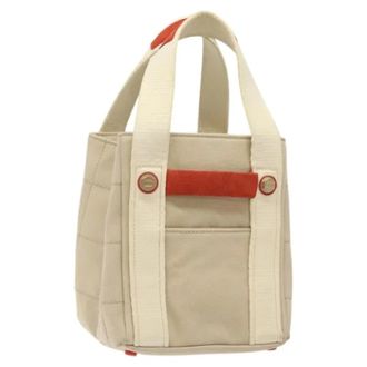 Chanel Pre-owned Toile sacs-main - Femme - Pre-owned - Beige - Taille: ONE Size