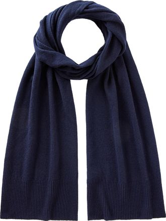 Benetton Damen Gestrickter 1002du01e schal, blau, Einheitsgr&ouml;&szlig;e