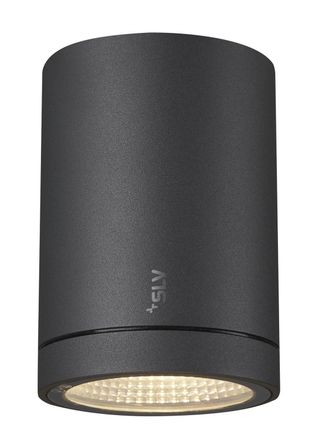 SLV LED Deckenleuchte ENOLA ROUND S/f&uuml;r die Au&szlig;enbeleuchtung von Decken, Wegen, Eing&auml;ngen, LED Leuchte, Decken-Lampe, Aufbau-Down-Light, Gartenlampe, CCT-