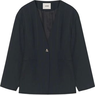 &Aacute;eron Somerset long-sleeve blazer - Schwarz